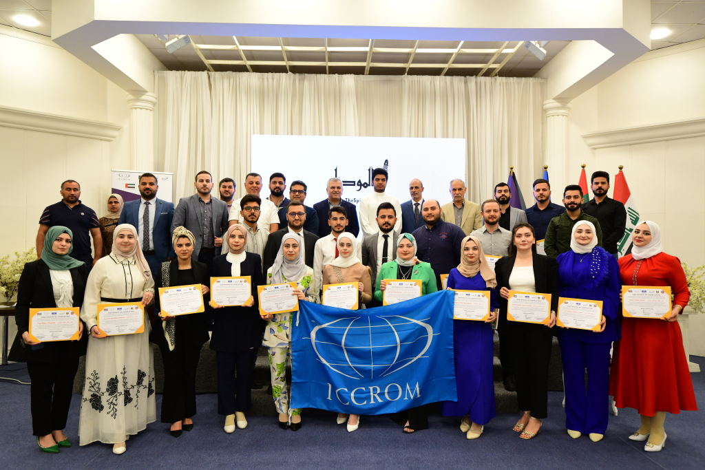 A noteworthy achievement: 23 young architects and engineers graduate from the UNESCO-ICCROM ...